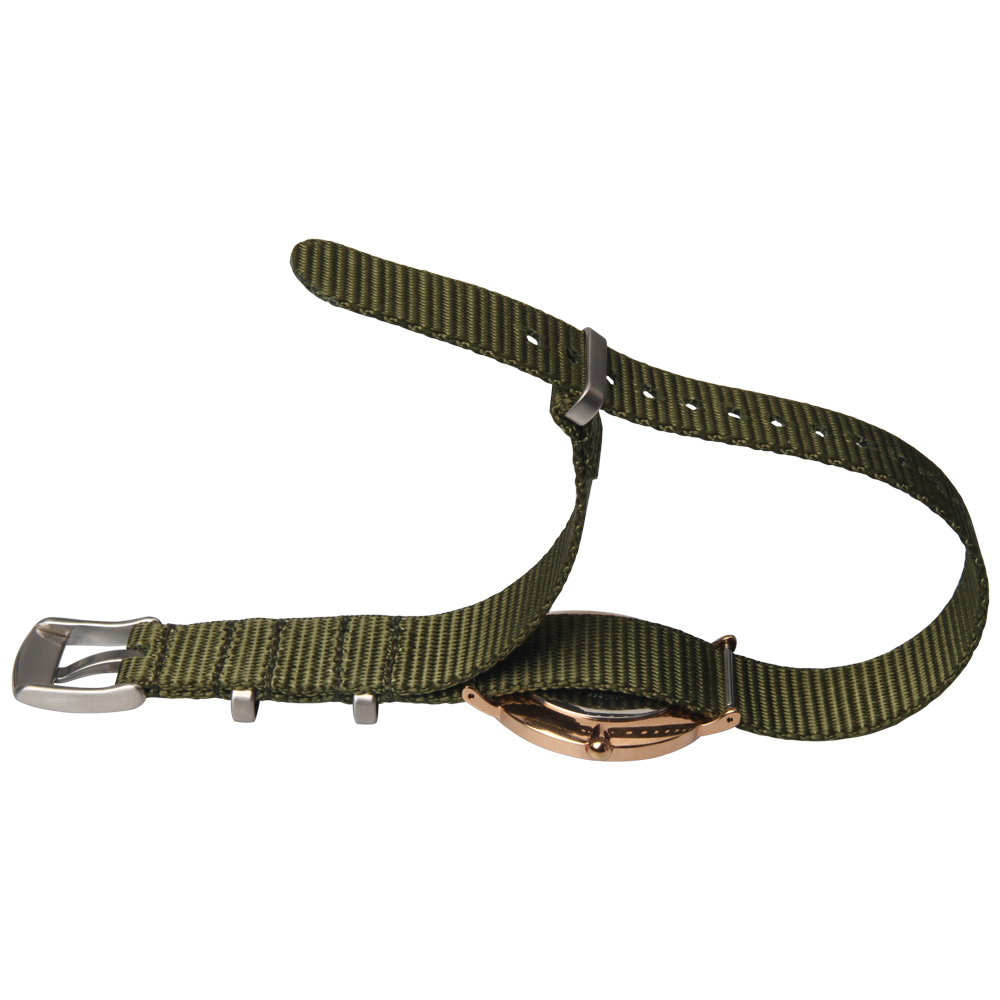 Custom Army Green Nylon ZULU Watch Straps with Square Keeper - Buy ...
