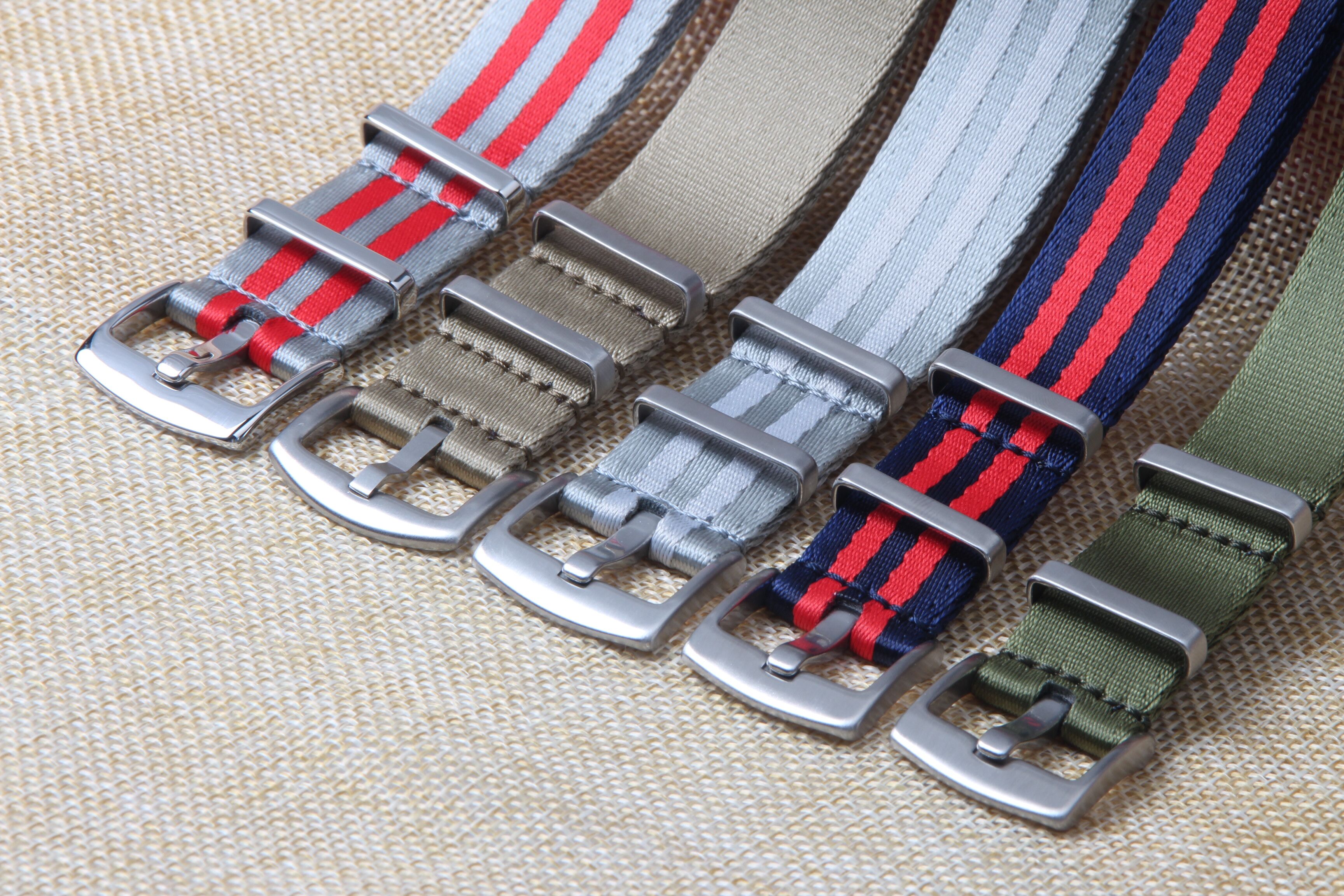 Custom 2 Piece of Red Nylon Watch Straps From CONKLY - Buy Red nylon ...