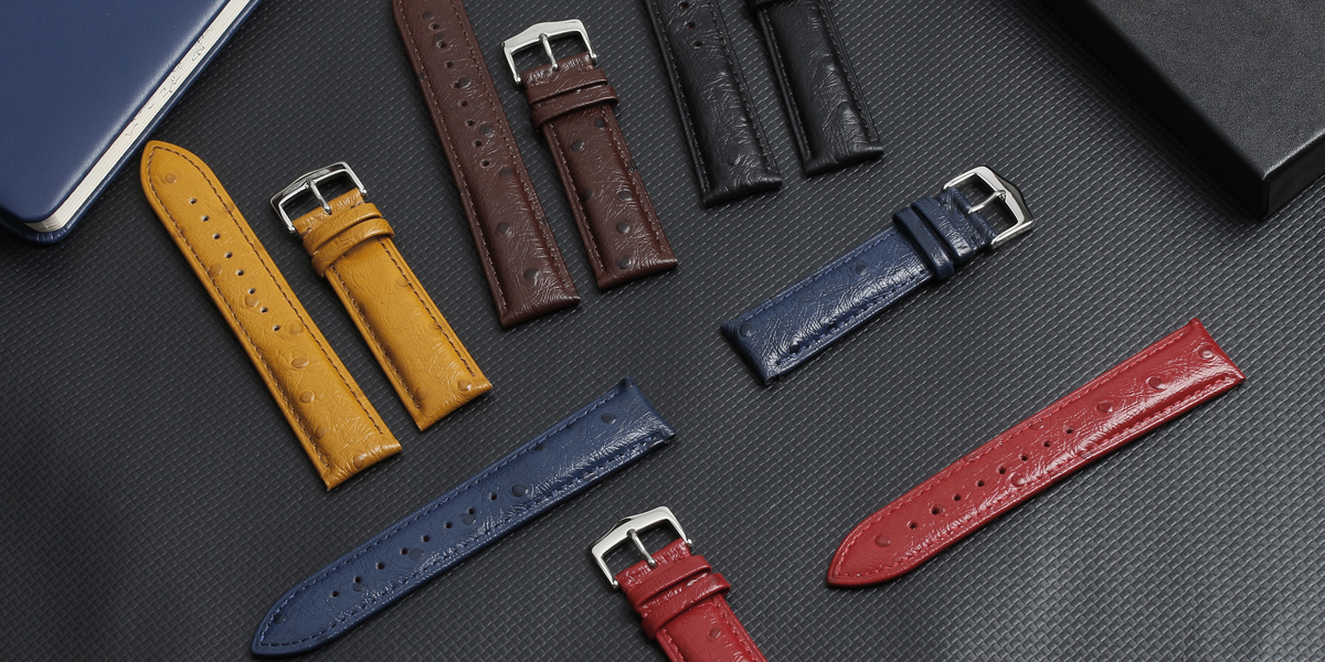 CONKLY-smart watch band, leather watch strap, FKM watch band, NATO strap