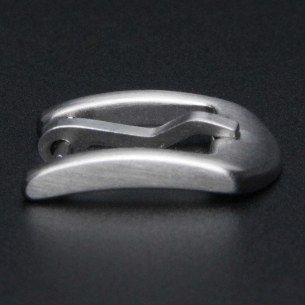 Custom Silver Watch Band Pin Buckle with Brushed Stainess Steel in 18mm ...