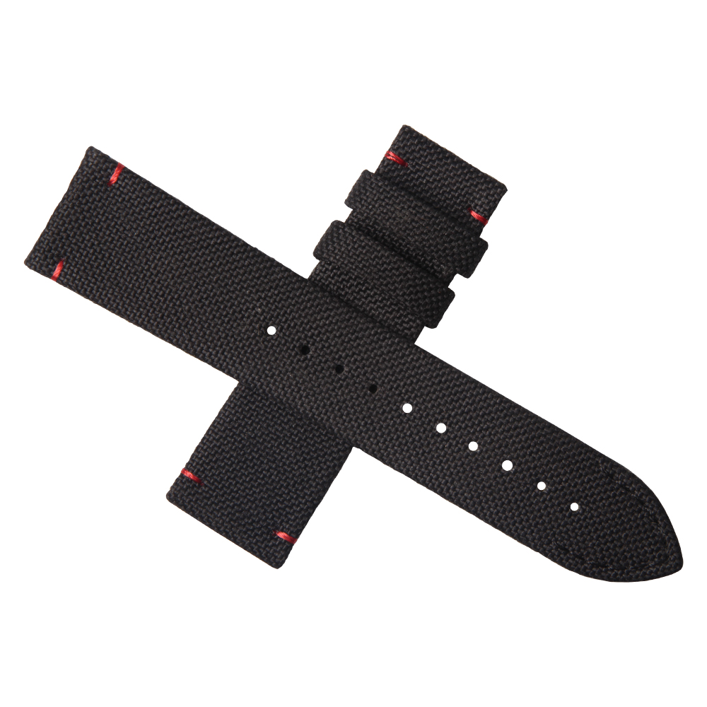 Custom 2 Piece of Black Canvas Watch Band Factory From CONKLY - Buy ...